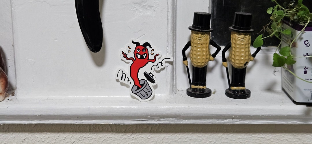 Smelly Ghost Sticker - Etsy