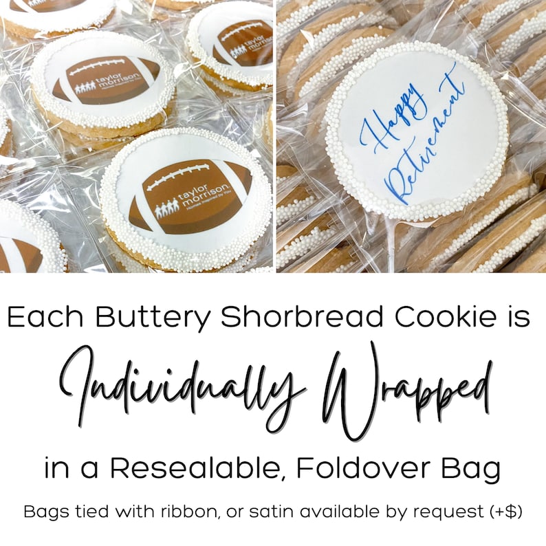 Custom Photo Cookie / Logo Edible Image Shortbread Cookies, Rectangle ...