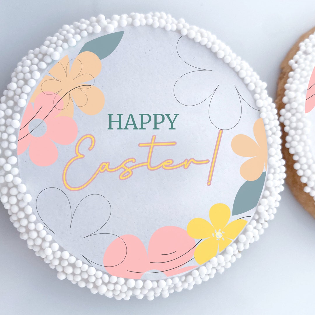 Happy Easter Shortbread Cookies Easter Gift, Church Event/appreciation ...