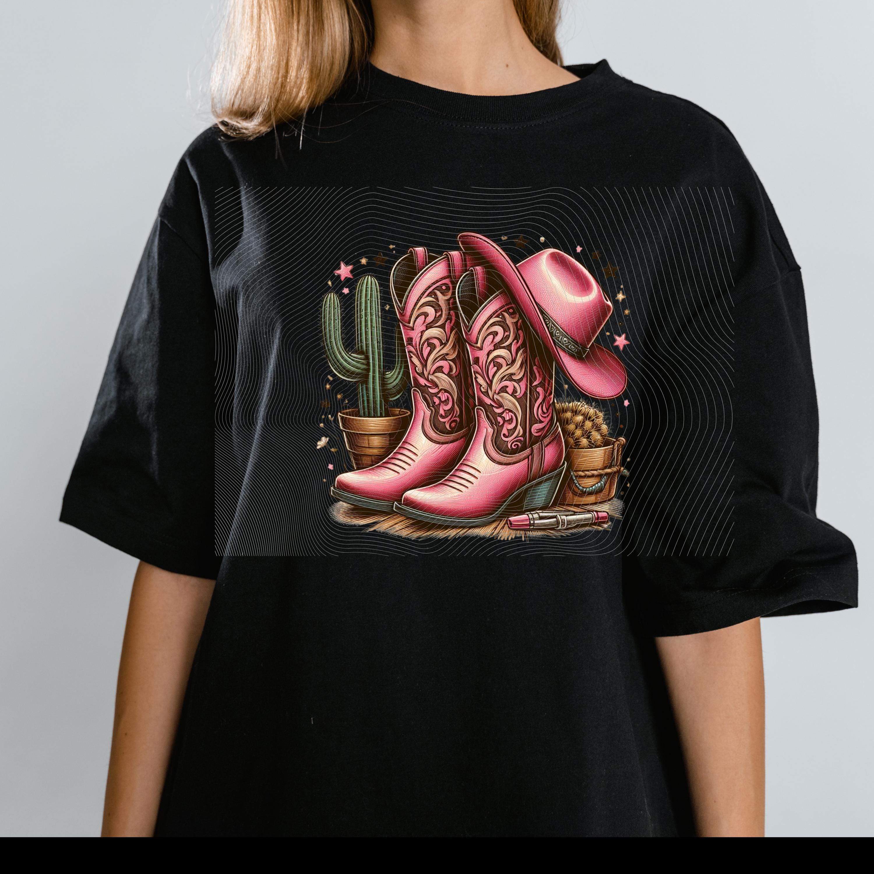 Cowgirl Boots With Hat Western Png File - Etsy