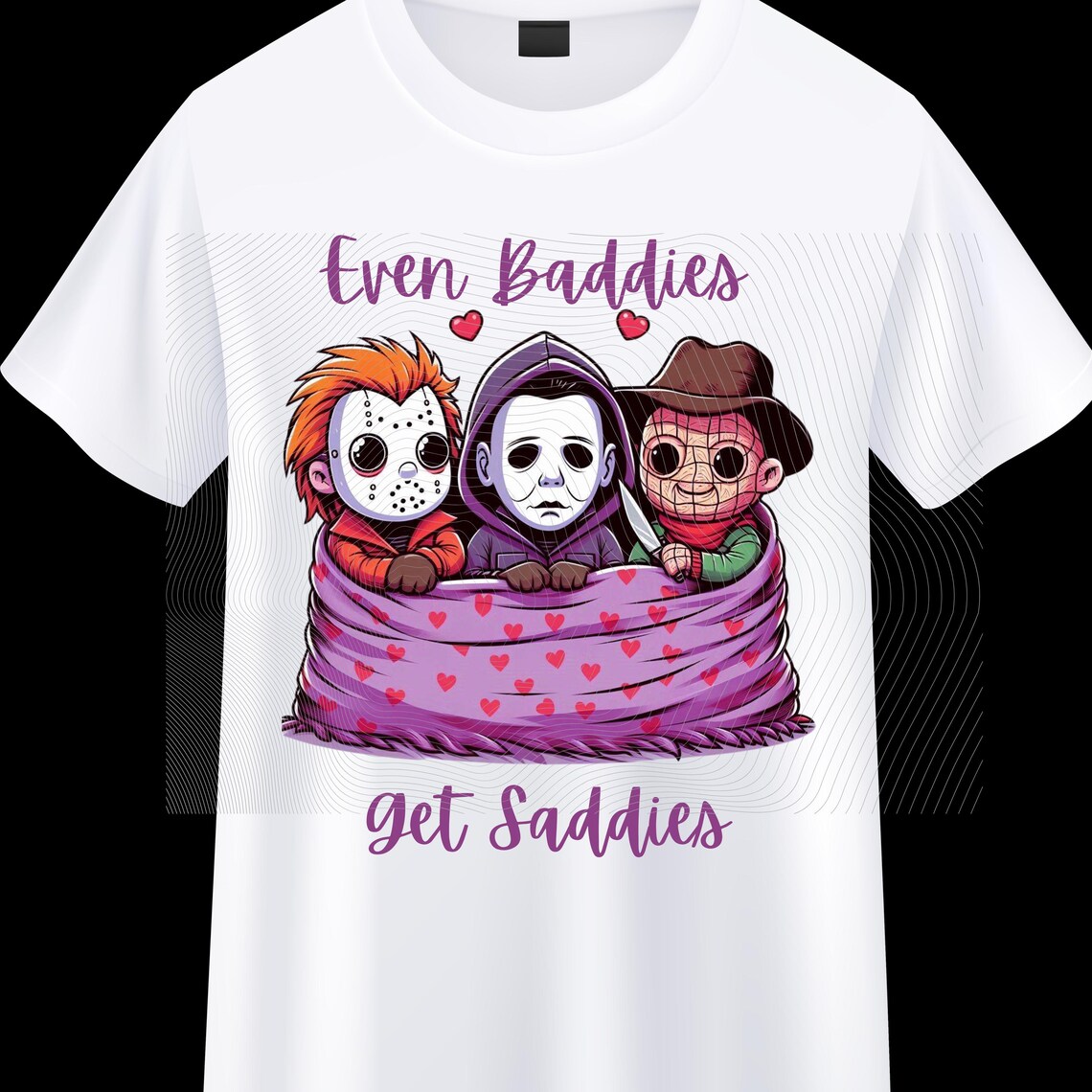 Even Baddies Get Saddies 3 Horror Png - Etsy