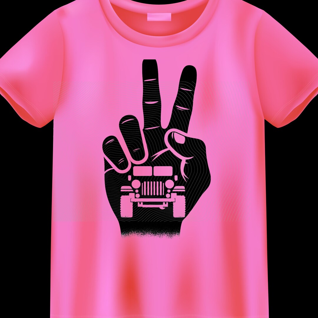 Peace Sign With eep on Palm of Hand Png - Etsy