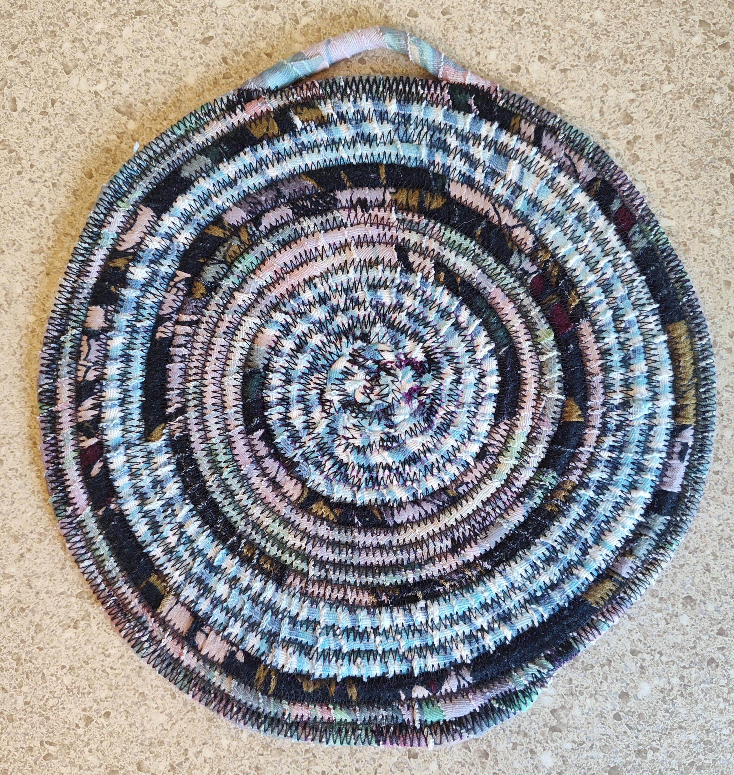 Handmade Coiled Fabric Trivet - Etsy