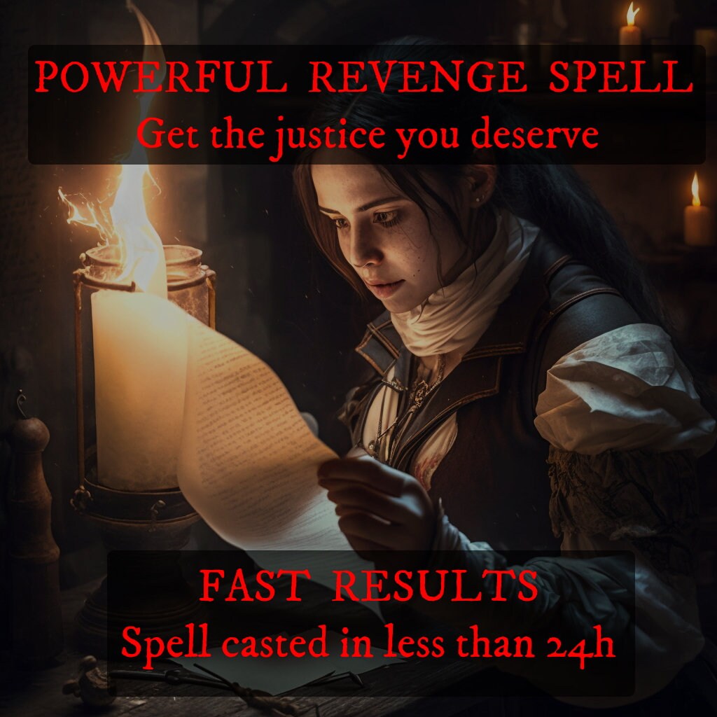 Hex Your Enemies Powerful Revenge Spell Curse Spell Same - Etsy