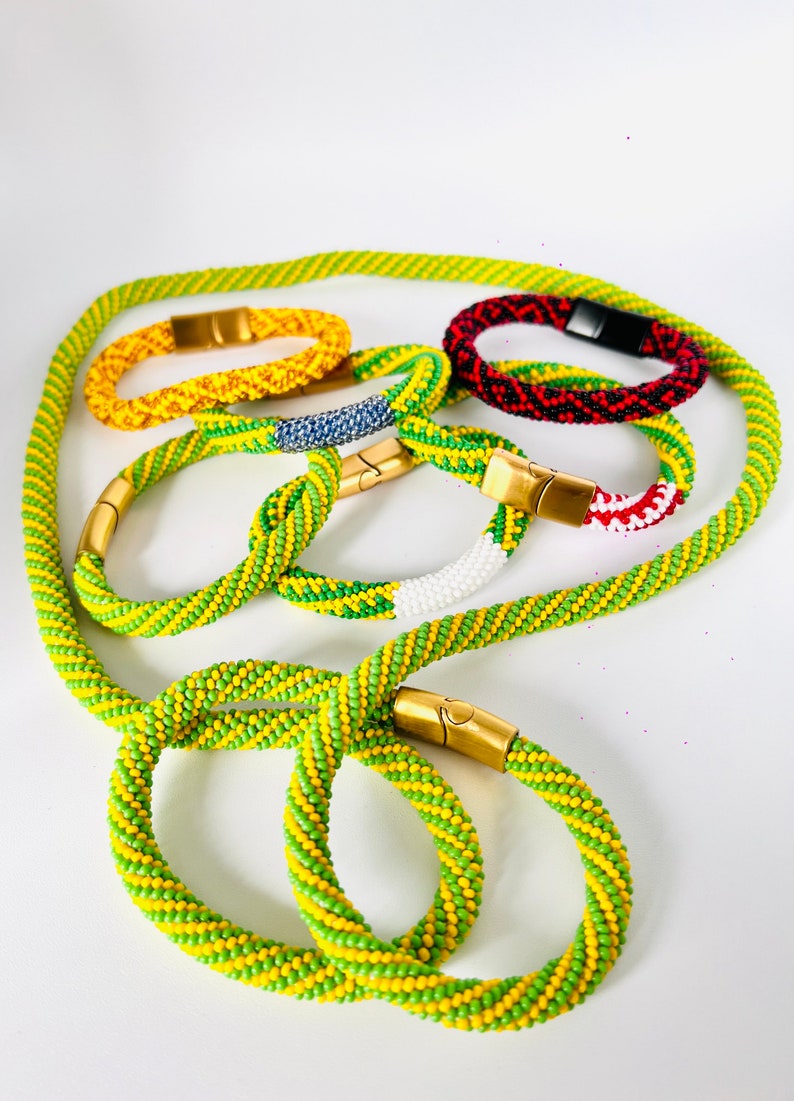 Necklace Set Ilde De Orula or the Color of Your Orishas or Favorite ...