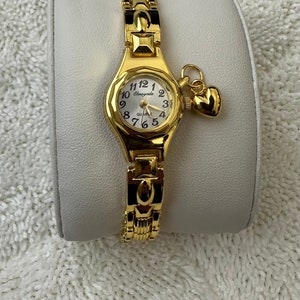Deadstock Vintage Y2K Gold Dainty Skinny Wrist Watch, Retro Watch ...