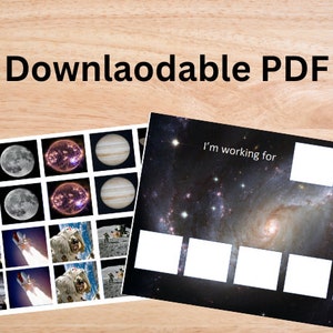 Printable Outer Space Token Boards - Etsy