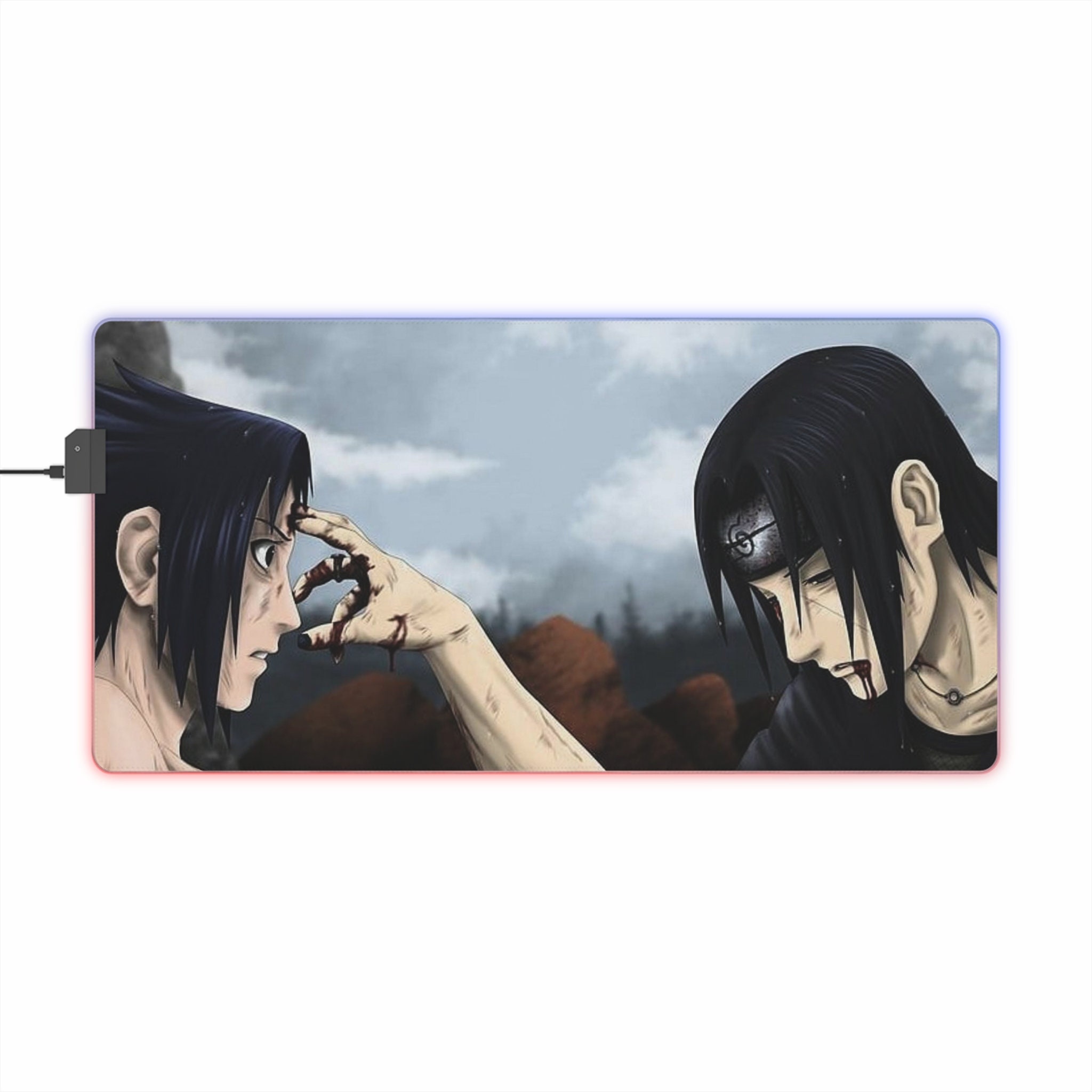 Sasuke Itachi LED Gaming Mouse Pad - Etsy