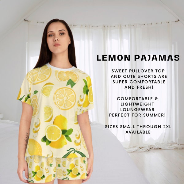 Lemon Pajamas - Etsy
