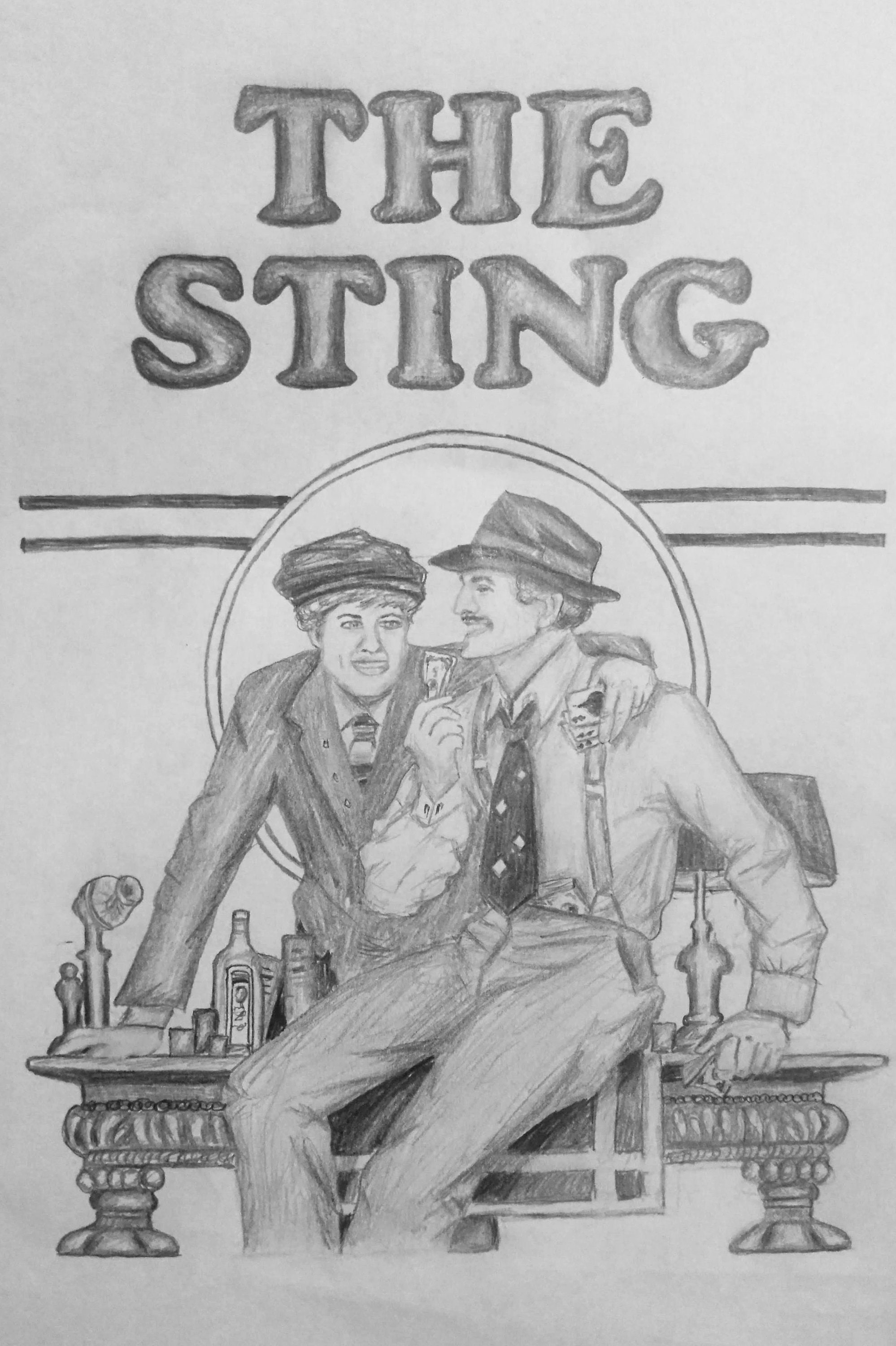 The Sting - Drawing - Etsy