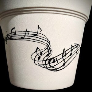 Sheet Music - Painted Pot 6" - Etsy