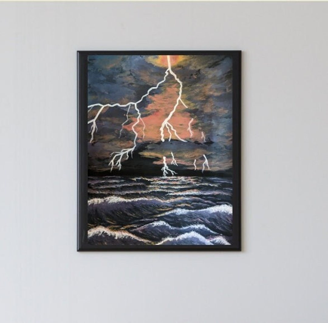 The Storm - Print - Etsy