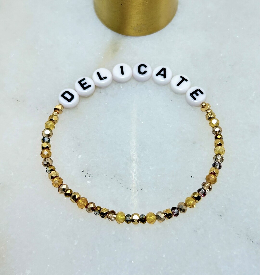 Delicate REPUTATION Taylor Swift Swiftie Friendship Bracelet - Etsy