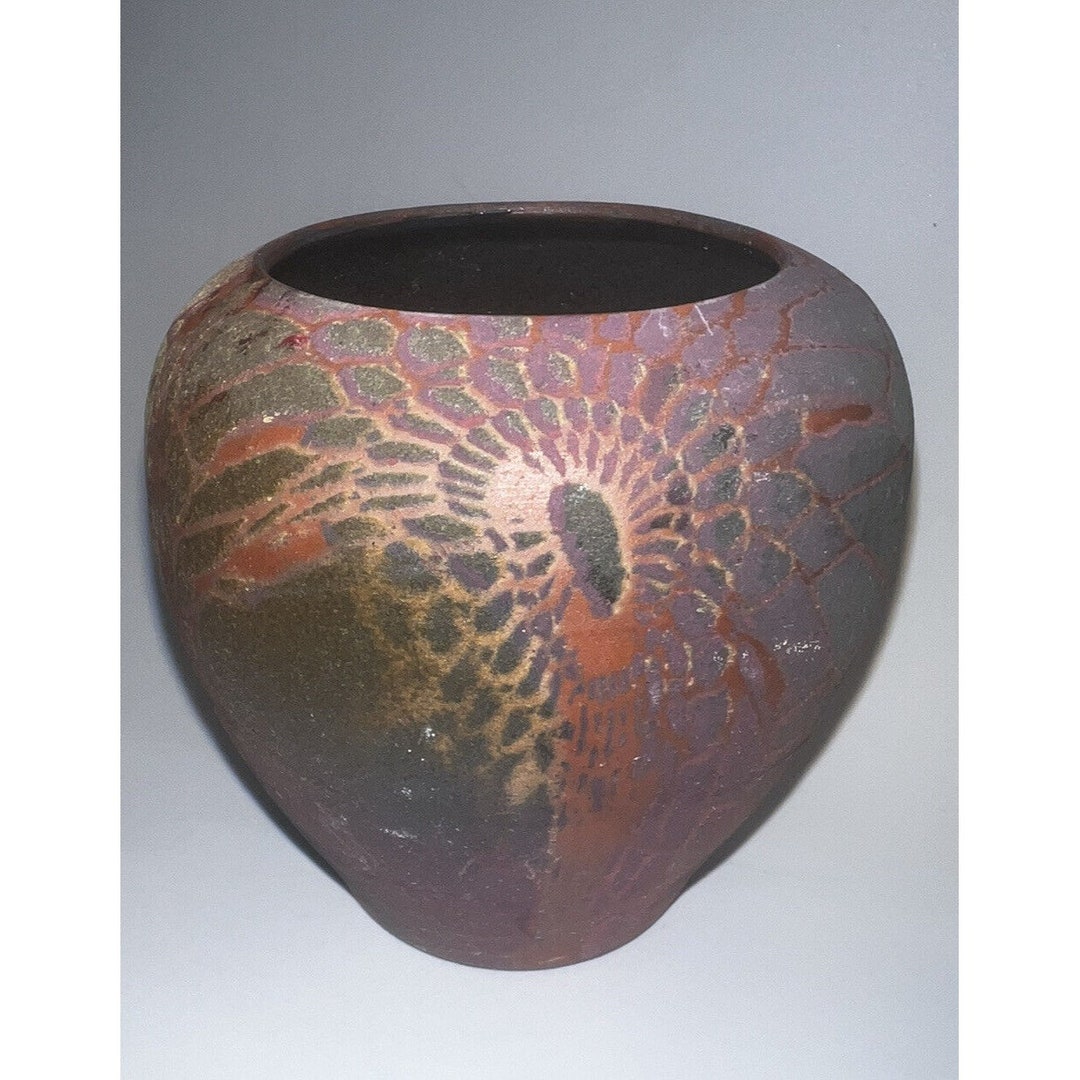 Sarah Frederick Hand Crafted Studio Art Pottery Vase 4 In, Signature ...