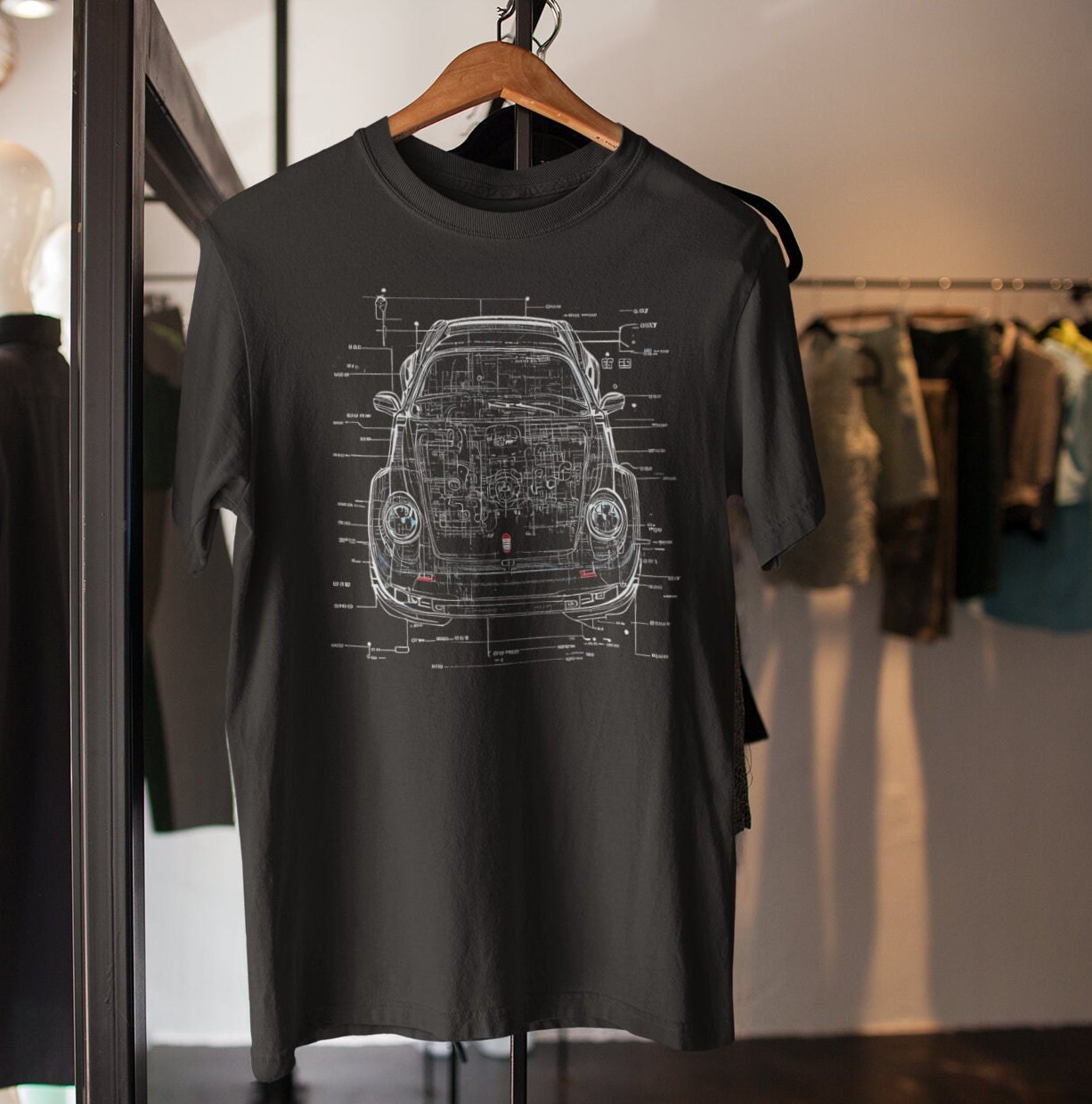 Auto shirt auto cadeau voor hem autoliefhebber vriendje cadeau voor ...