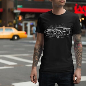 Muscle Car Graphic T-shirt: Racing Car Enthusiast Gift - Etsy