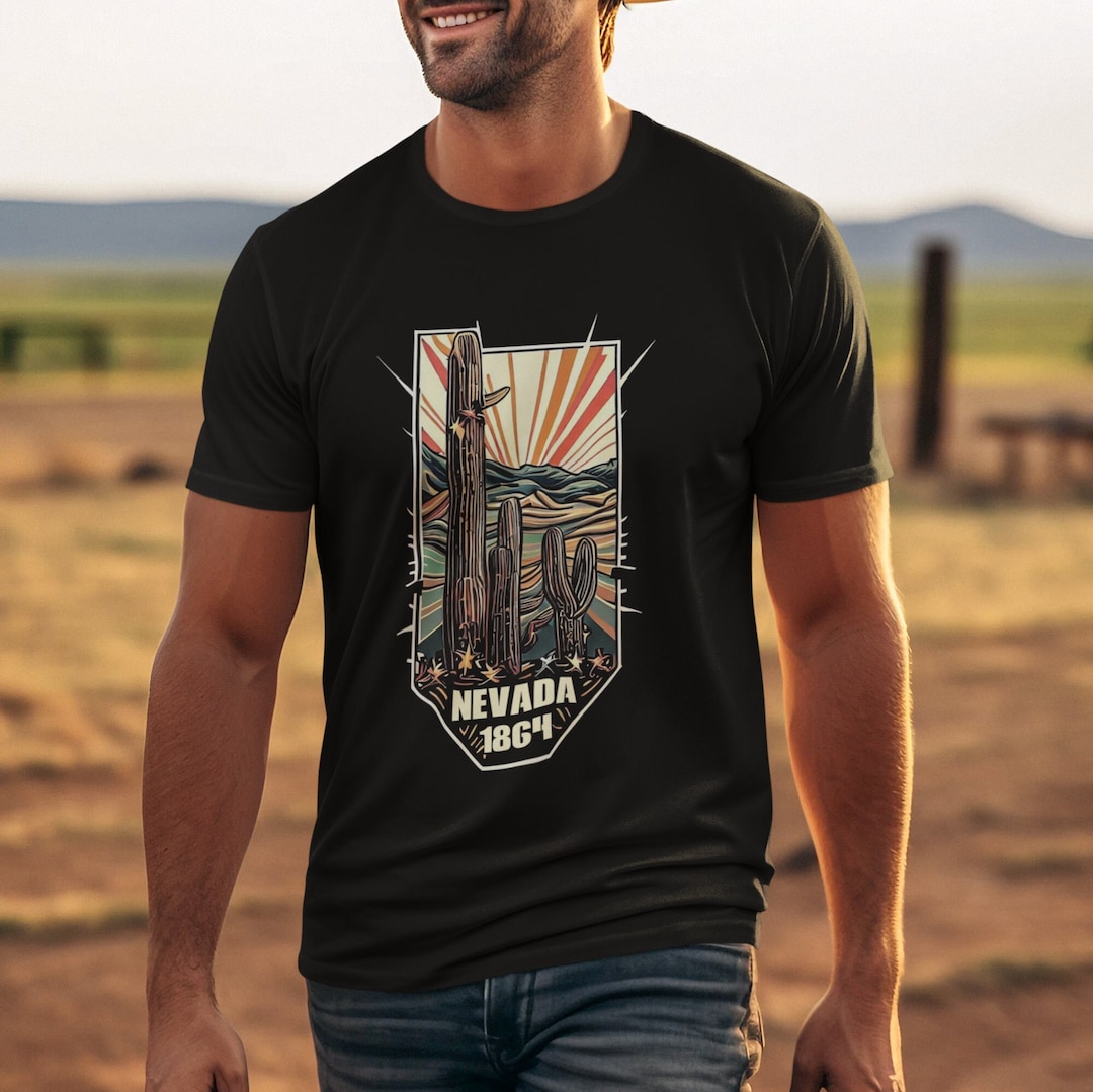 Nevada Shirt Vacation Mode Cactus Shirt Vacation Shirt Nevada State ...