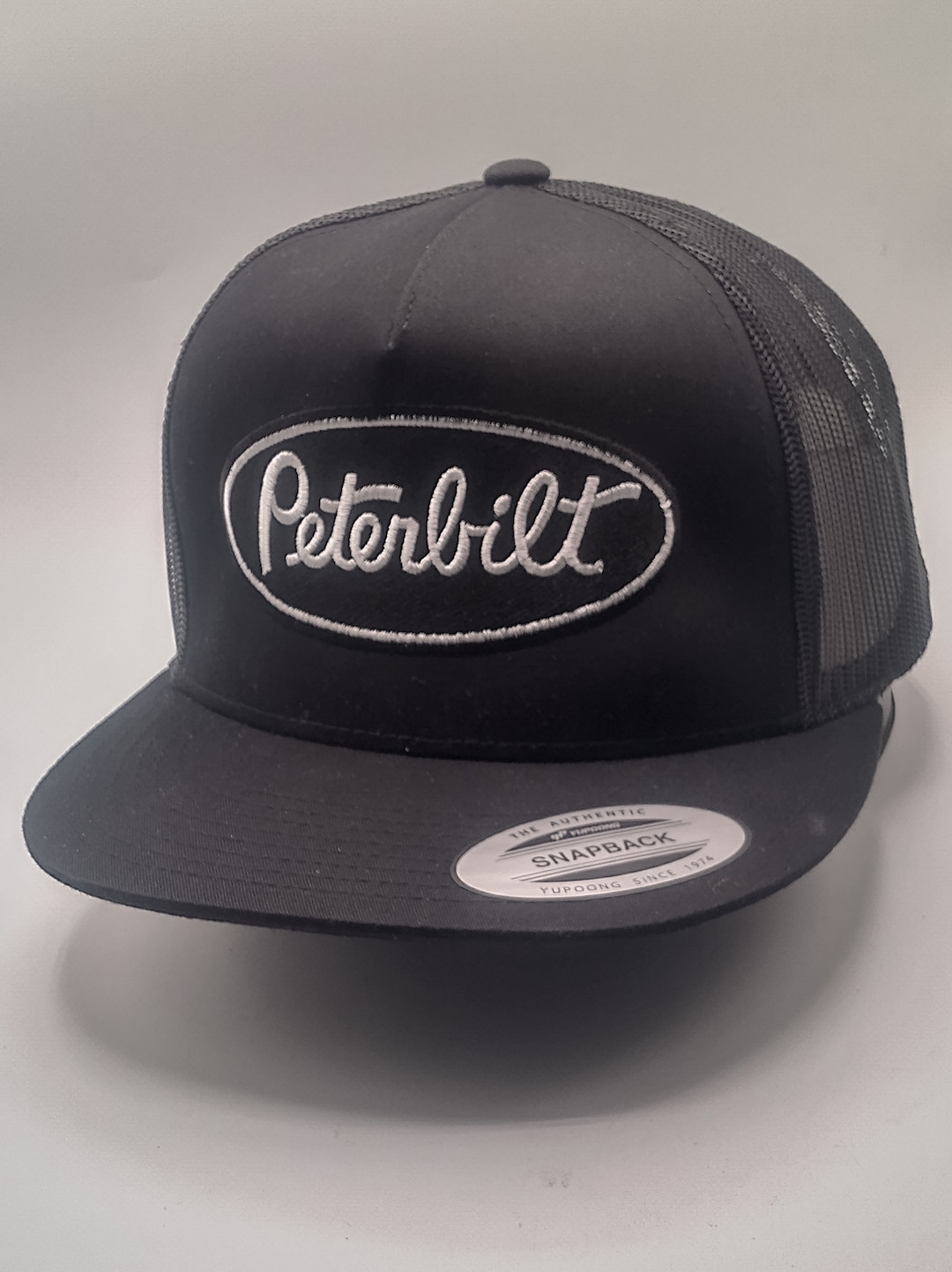 New Black Peterbilt Cap Dad Gift Trucker Style Hat - Etsy