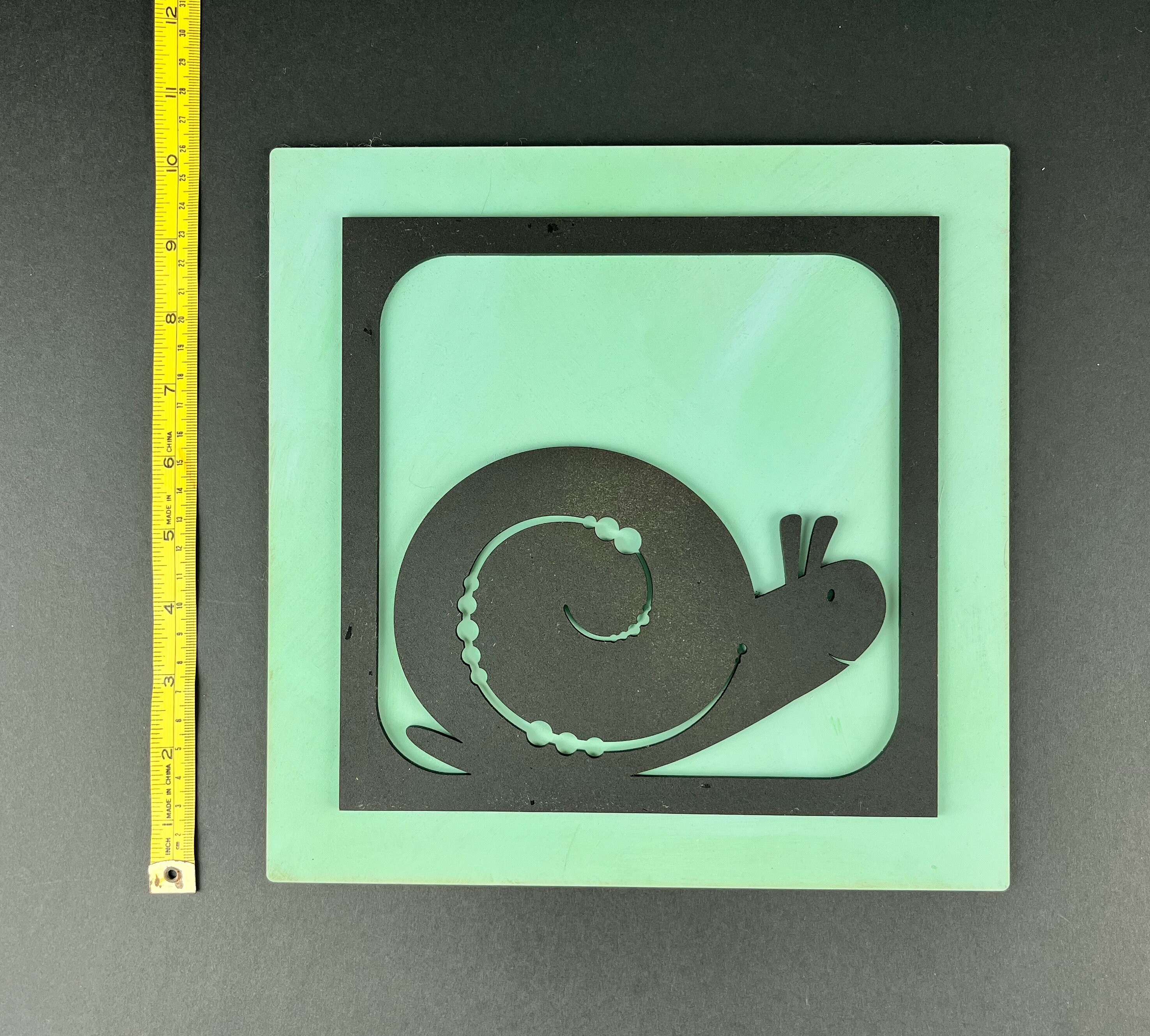 Snail Laser Cut Sign 10 X 10 - Etsy