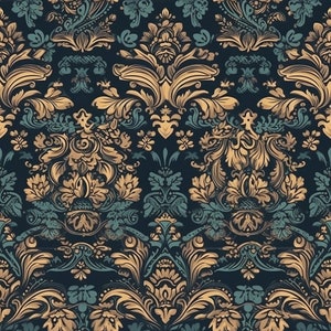 4 Pack Regal Pack 1 Seamless High Resolution Digital Patterns for Paper ...