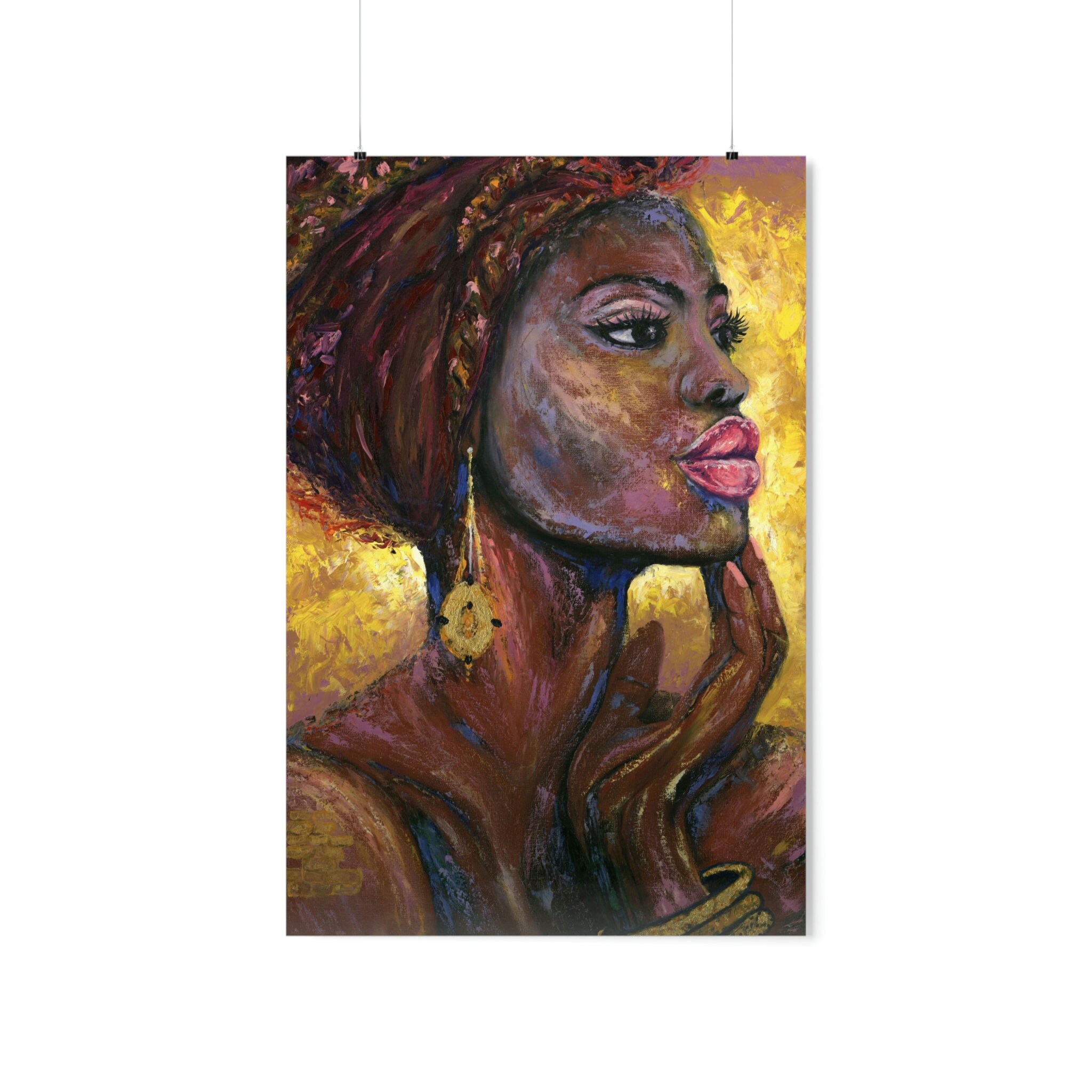 Premium Matte Vertical Posters Image Picture Home Decor Women Afro - Etsy