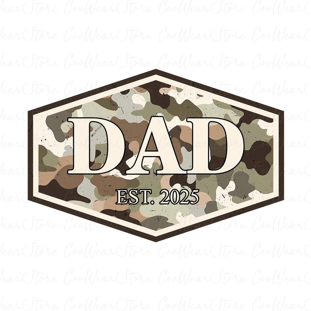 Rad Dad Png, Camo Dad Png, Dad Est 2025 Png, Retro Dad Png, Cool Dad ...
