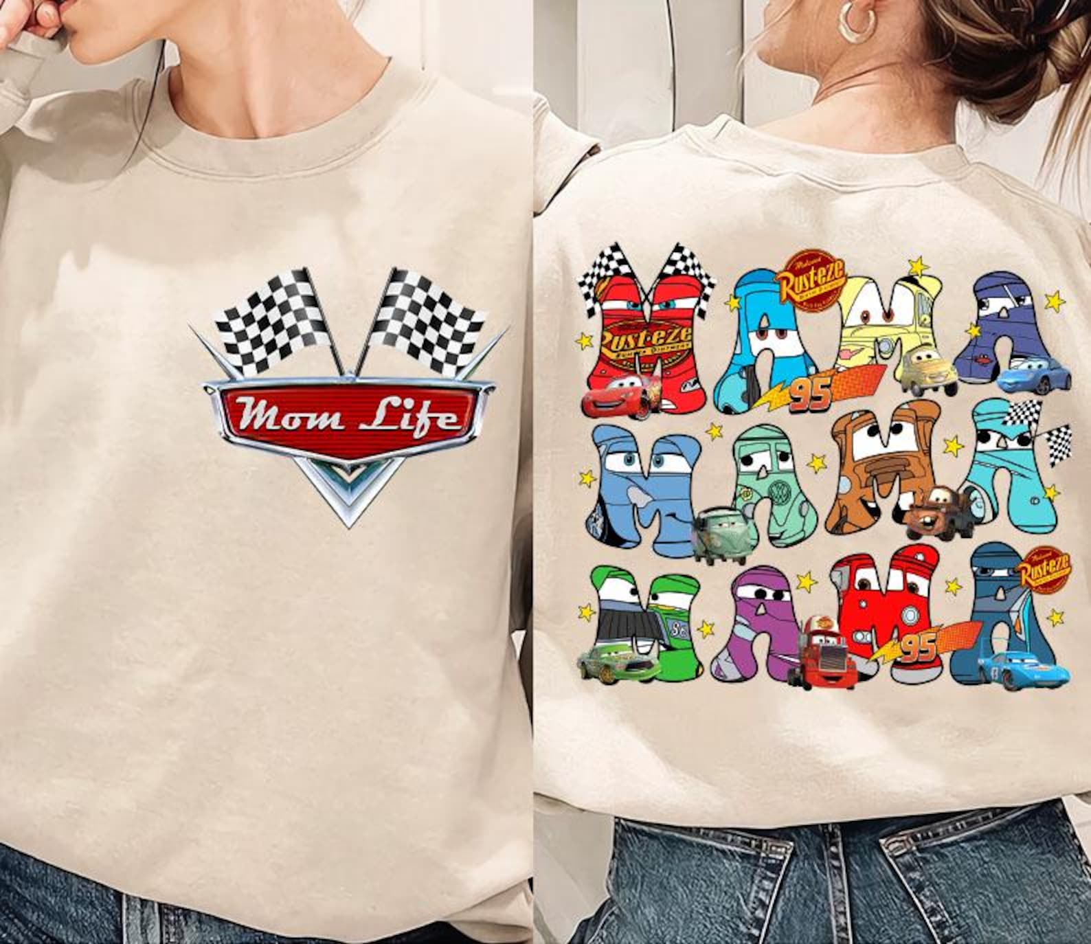 Cartoon Cars Mama Png, Mama Cars Png, Happy Mother's Day Png, Mother's ...