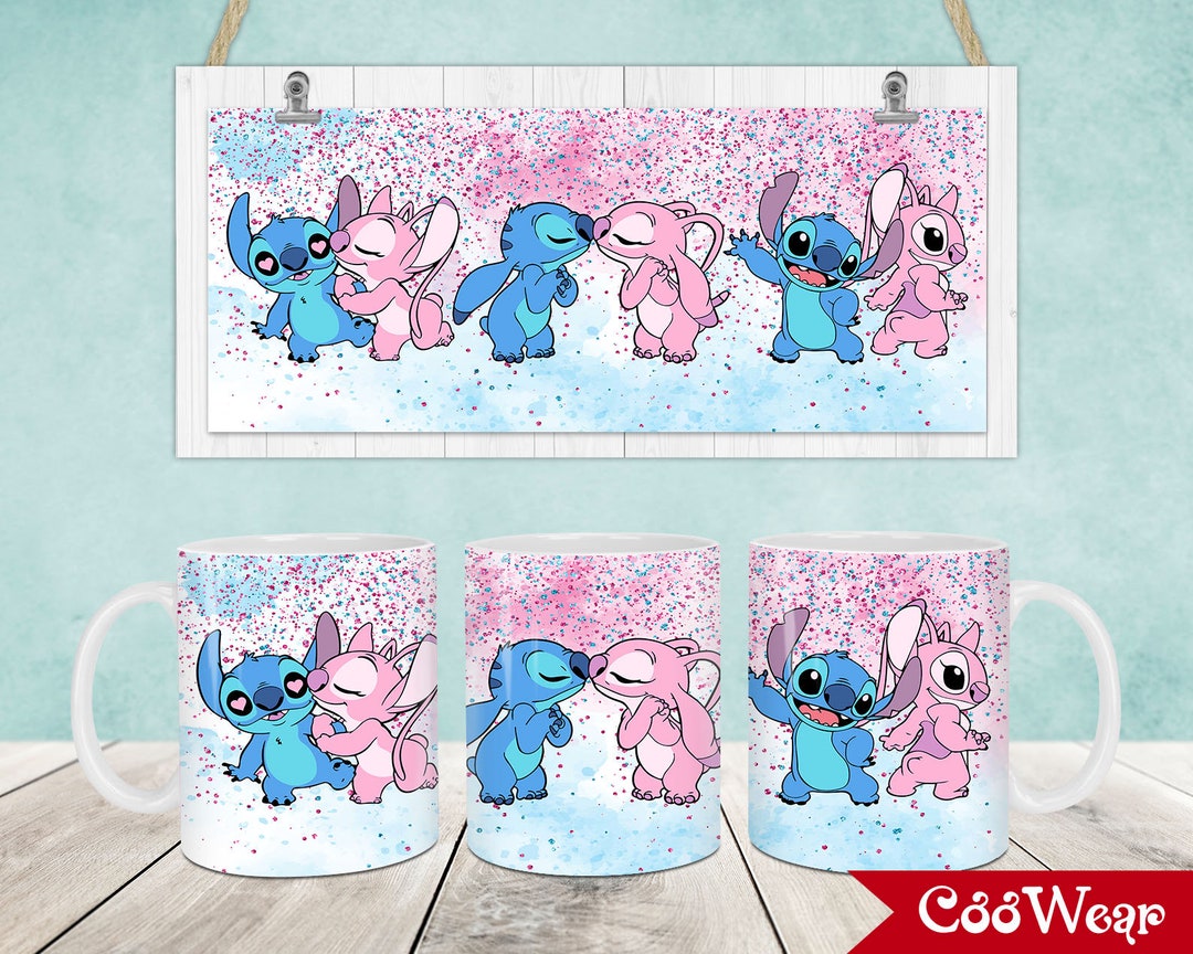 Cartoon Characters Mug Wrap, 11oz & 15oz Mug Template, Cartoon 11oz Mug ...
