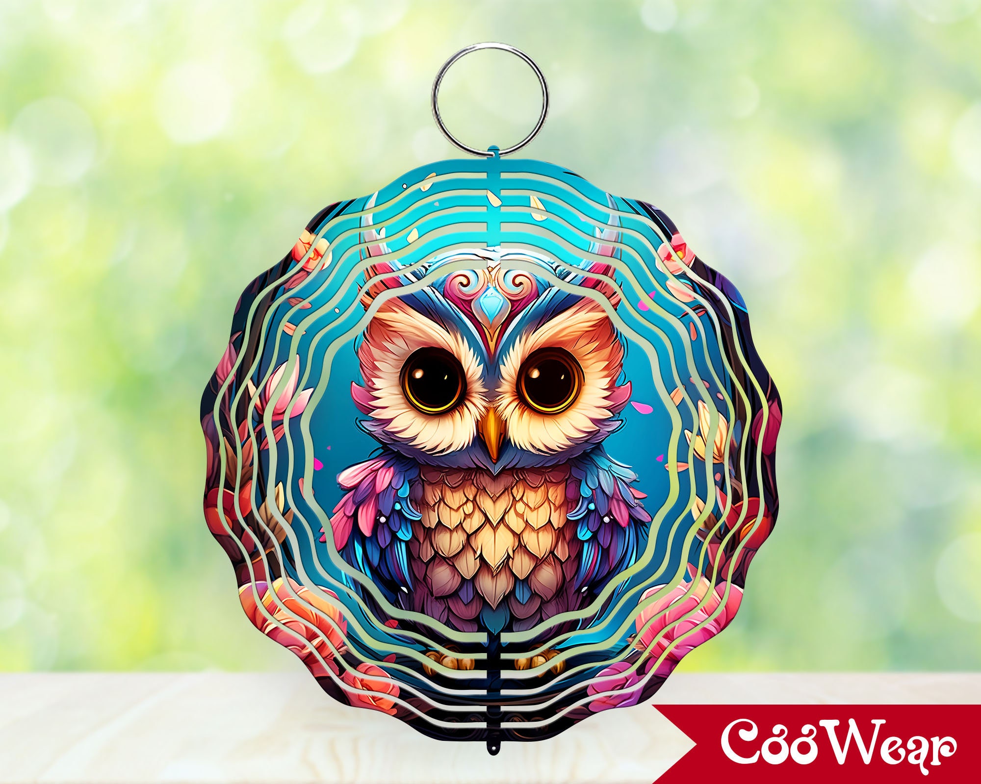 3D Cute Owl Wind Spinner Png Owl Wind Spinner Png Owl - Etsy