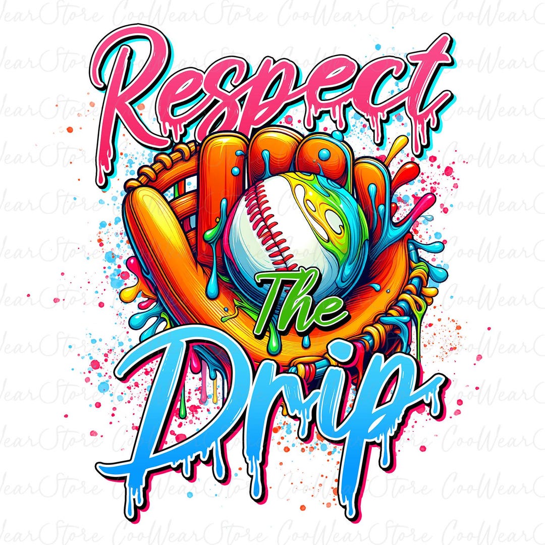 Baseball Drip Png, Game Day Baseball Png, Retro Baseball Png, Ice Cream ...