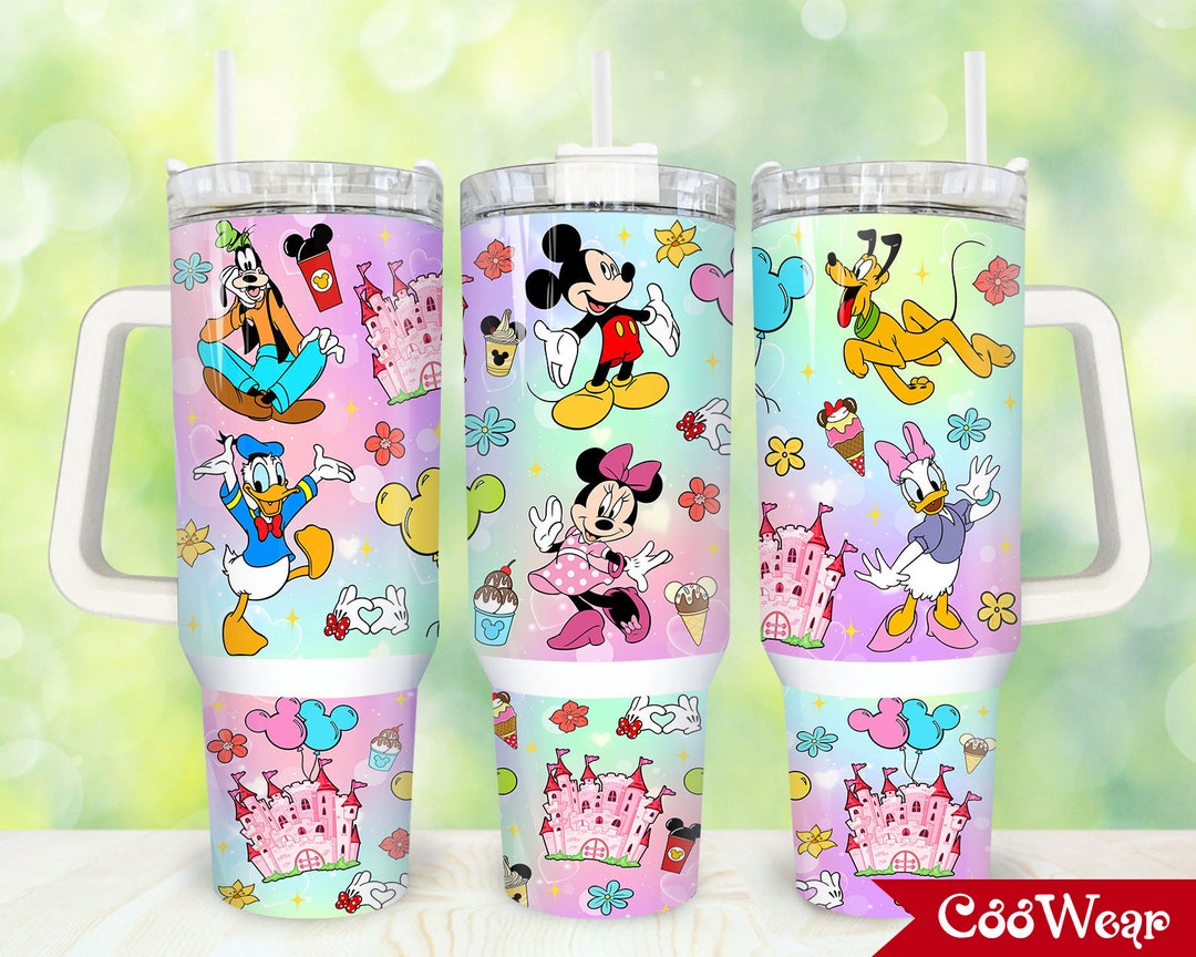 Movies Characters 40oz Tumbler Wrap Png, Cartoon Characters 2 Pieces 40 ...