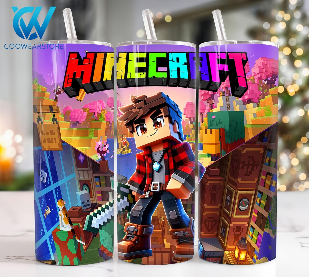 Cartoon Characters 20 Oz Skinny Tumbler Sublimation Design, Movies ...