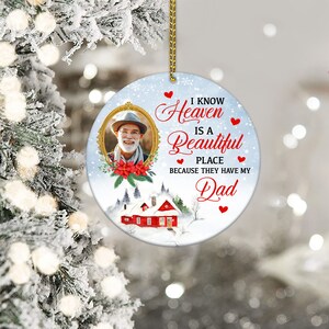 Memory Christmas Ornament Png, Memorial Christmas Round Ornament Png ...