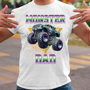 Monster Dad Png, Monster Truck Dad Png, Dad Truck Png, Happy Father's ...