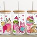 Cartoon Character 16oz Glass Can Wrap, Cartoon 16 Oz Glass Can Png ...