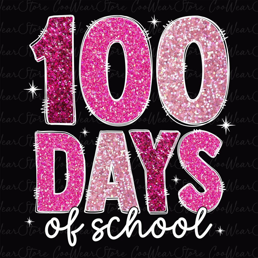 100 Days of School Coquette Png, Boho Teacher 100 Days Png, Pink ...