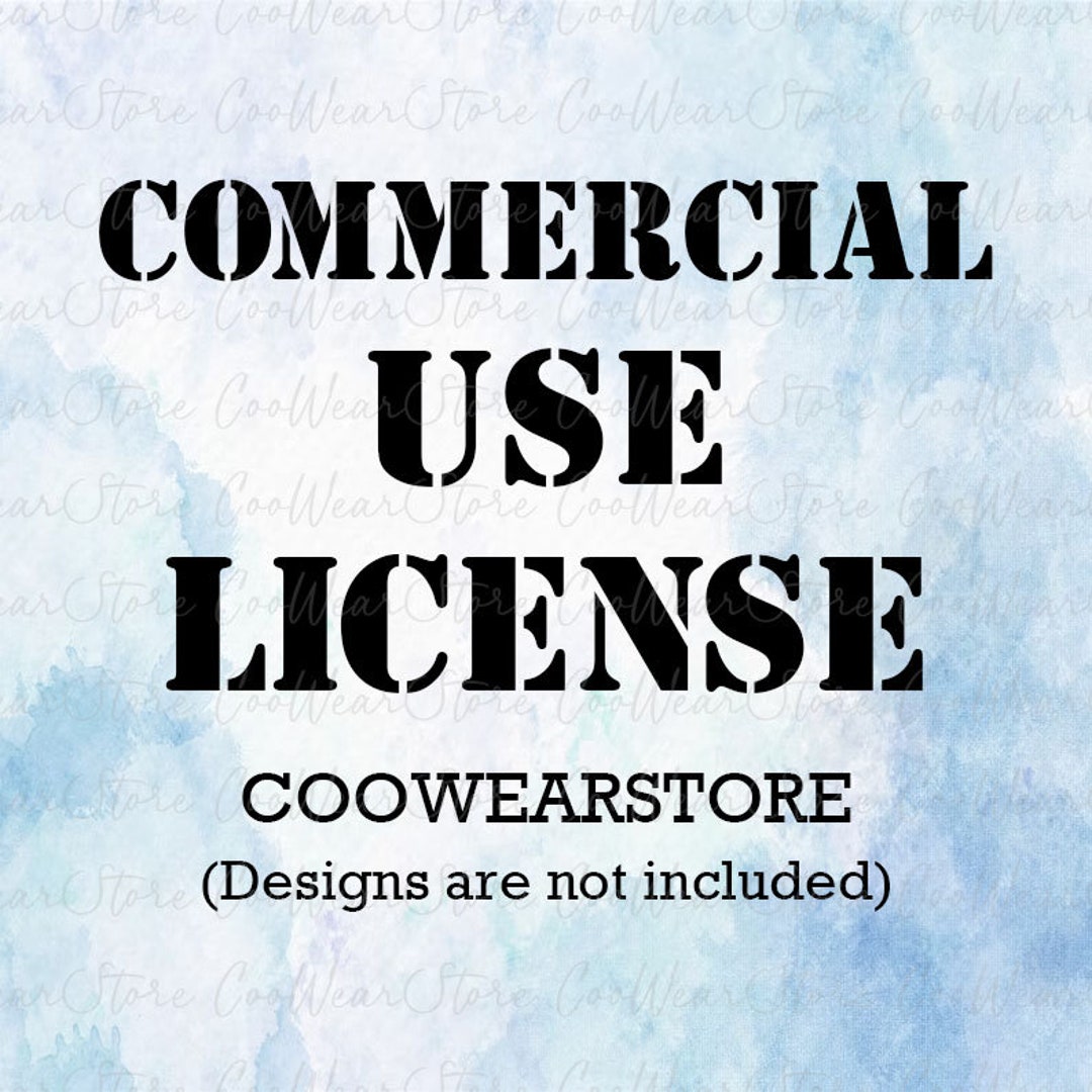 COMMERCIAL USE LICENSE - Etsy