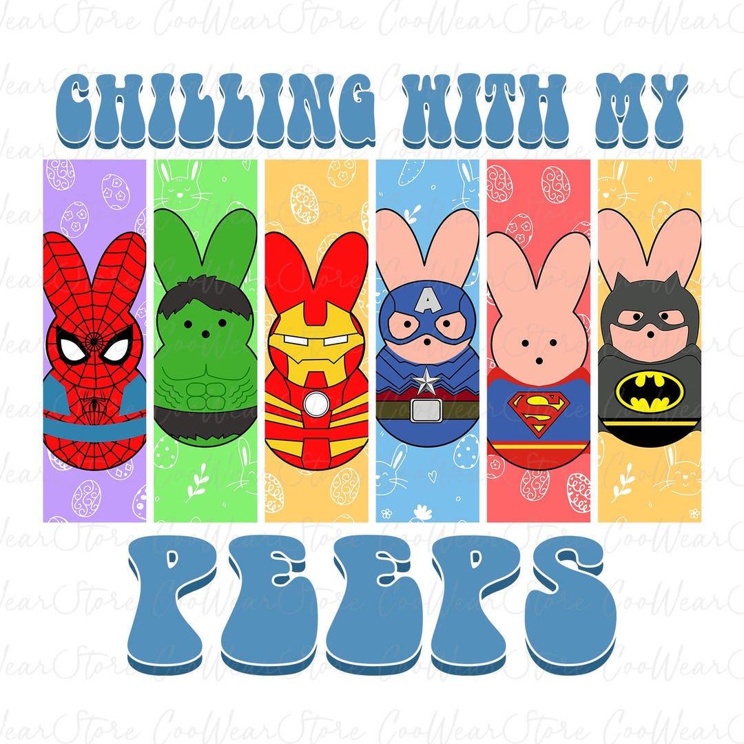 Easter Peeps Cartoon Png, Easter Bunny Superhero Png, Happy Easter Png ...