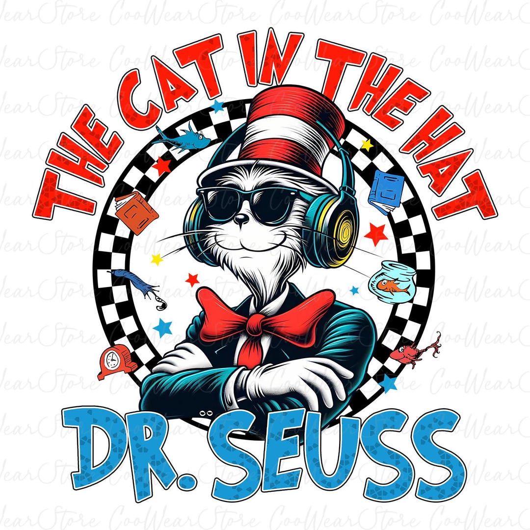 Read Across America Png, Read Friends Png, Cat in the Hat Png, Reading ...