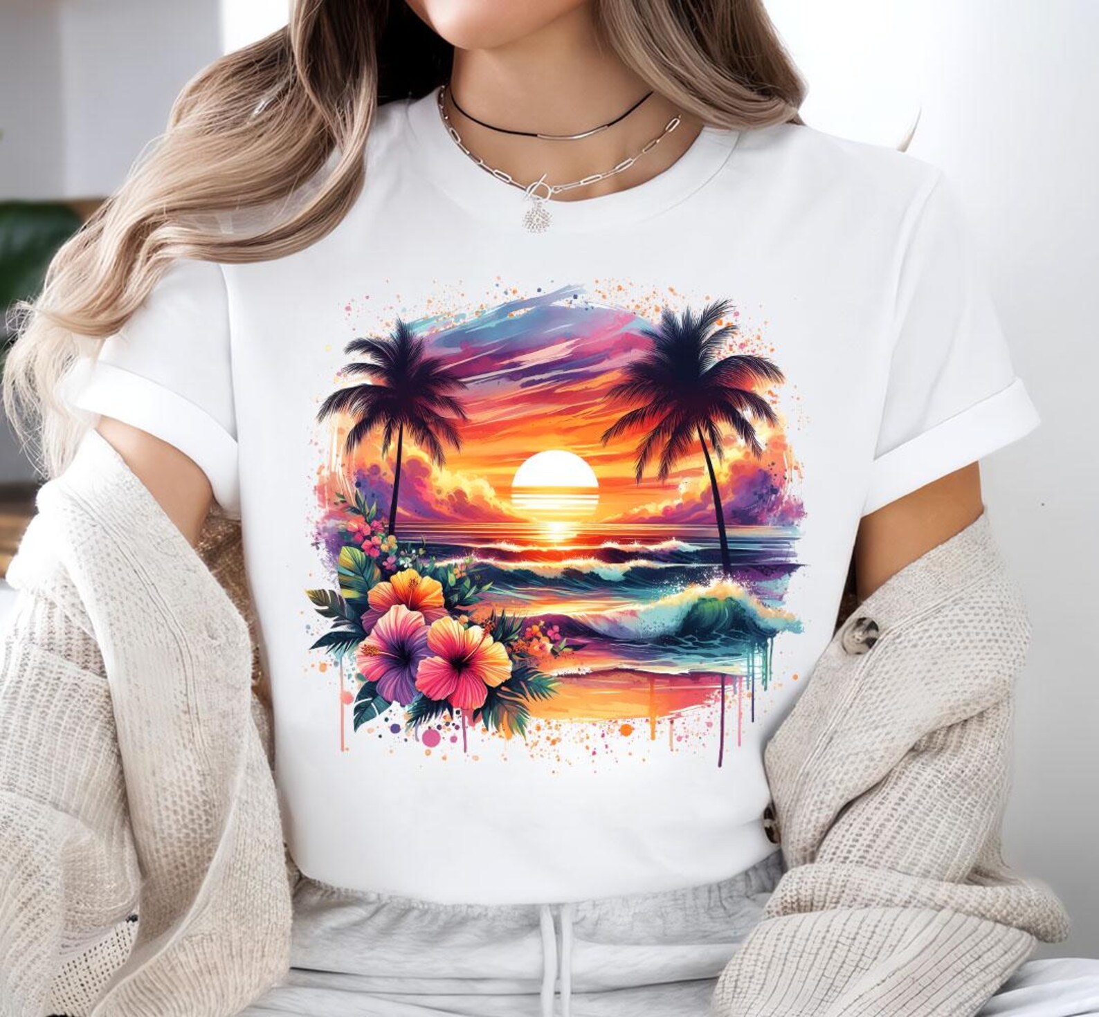 Summer Tropical Png, Beach Png, Retro Summer Png, Boho Summer Vibes Png ...