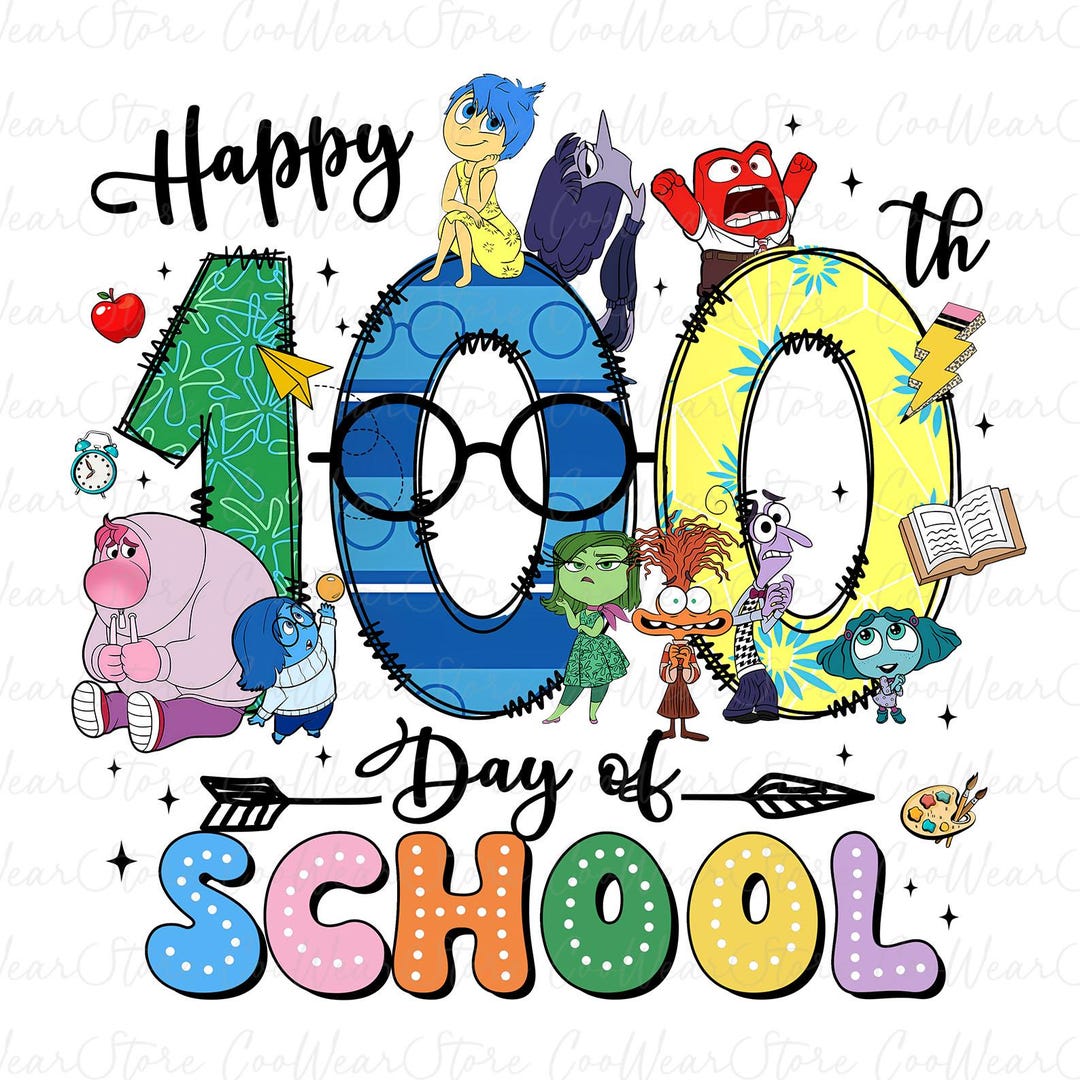 100 Days of School Cartoon Png, Cartoon Movie 100 Days Png, Cartoon 100 ...