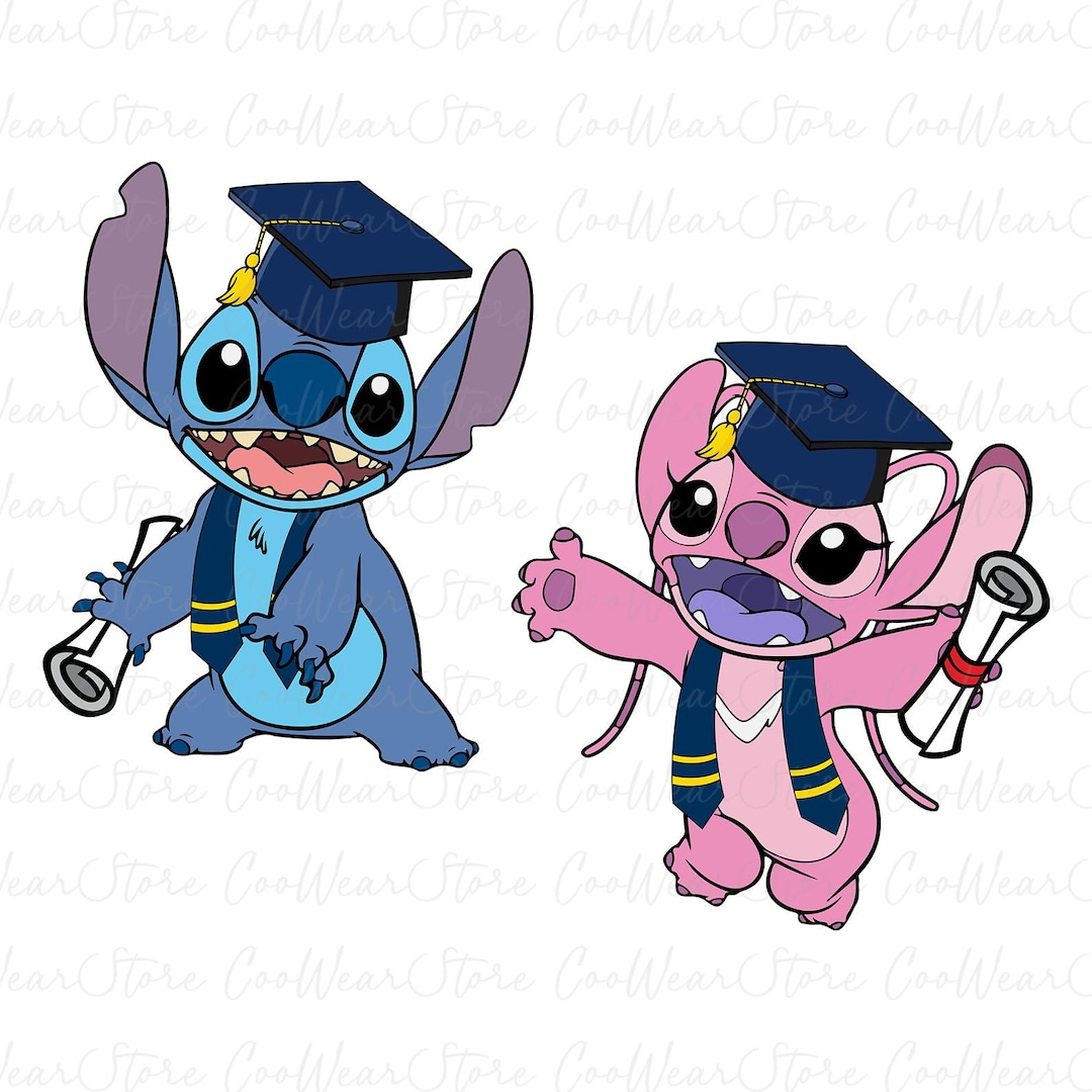Graduation Blue and Pink Characters Png, Graduation Senior Png ...