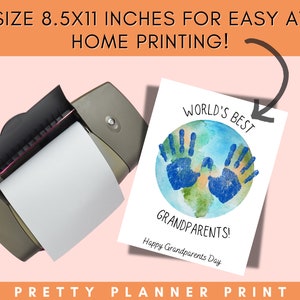 Grandparents Day Handprint Art | Grandparent Gift Keepsake | Gift for ...