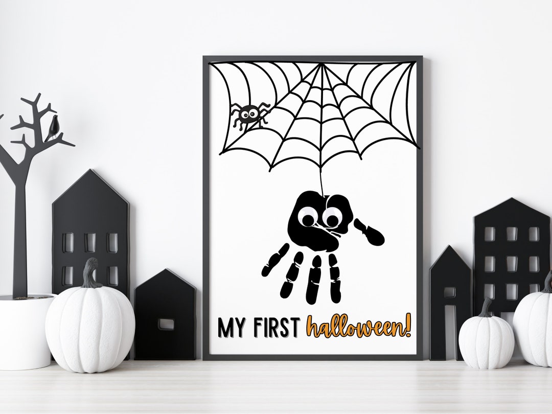 Halloween Activities Handprint Art | Happy Halloween Preschool ...