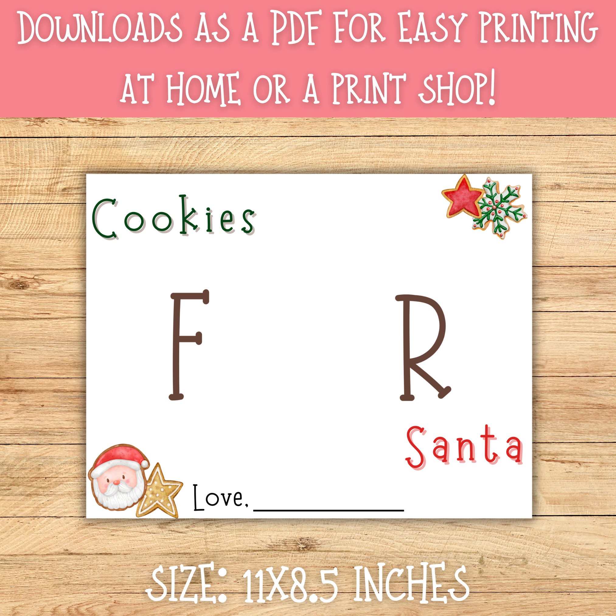 Baby Handprint | Santa Cookie Plate | Cookies for Santa Plate | Baby ...