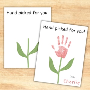 Mother's Day Flower Printable | Kids Handprint Keepsake | Teacher and ...