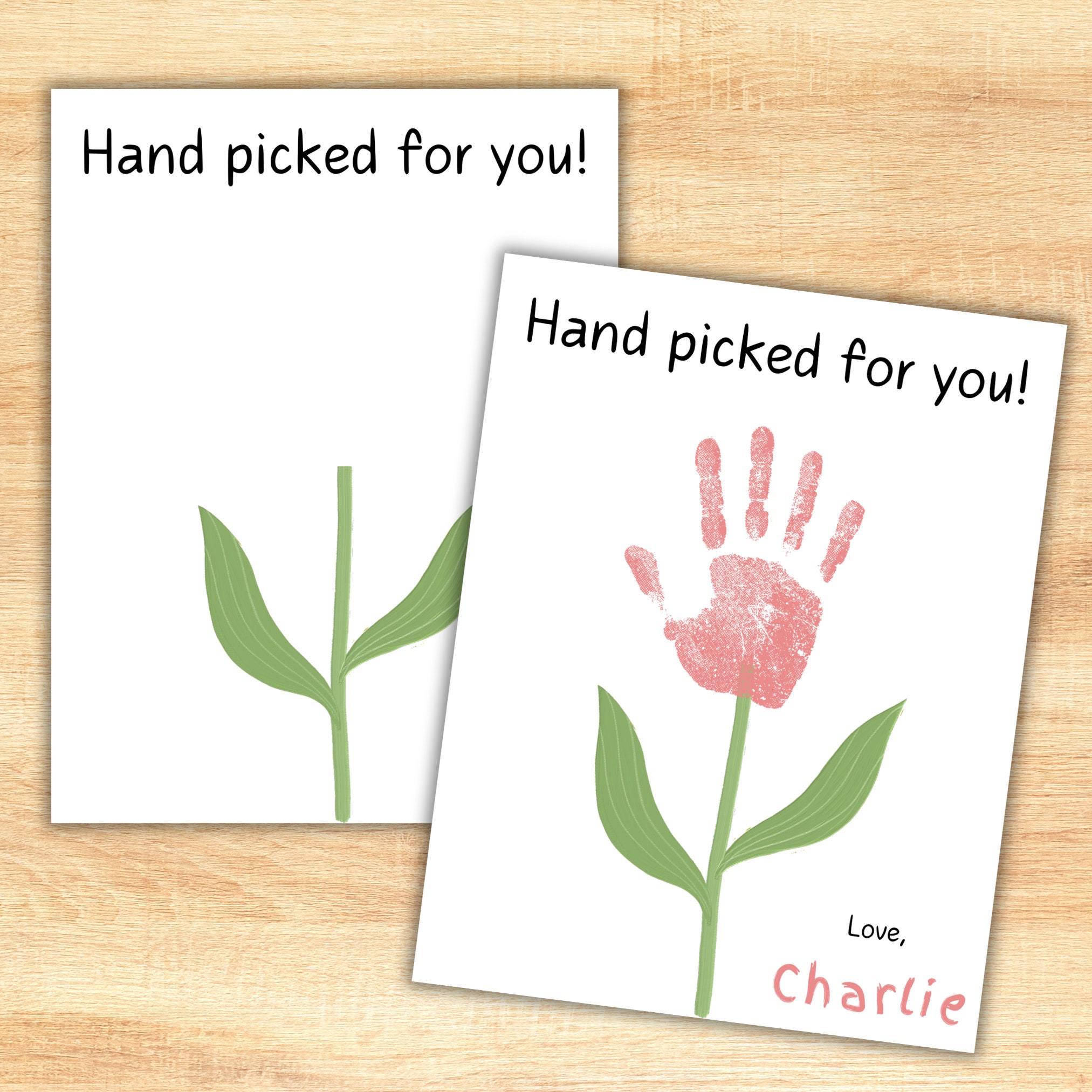 Mother's Day Flower Printable | Kids Handprint Keepsake | Teacher and ...