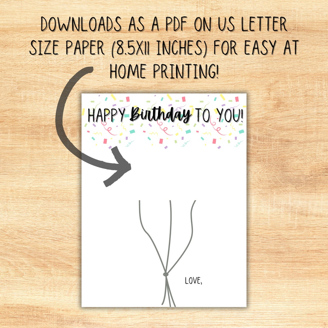 Happy Birthday Handprint Art | Custom Birthday Gift | Handprint ...