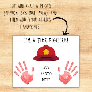 Preschool Firefighter Craft | Firefighter Helmet Keepsake | Hero ...