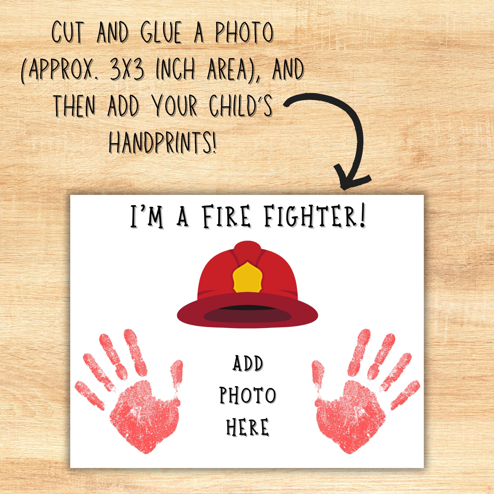 Preschool Firefighter Craft | Firefighter Helmet Keepsake | Hero ...